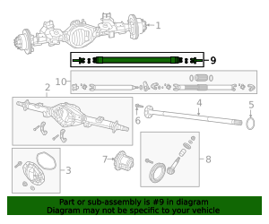 Drive Shaft Assembly 68305646AE | TascaParts.com