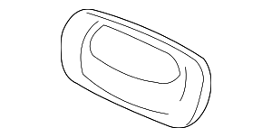 1999-2007 GM Black Tailgate Handle Bezel 15228539 GM | GMPartsDirect.com