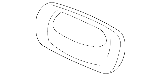 1999-2007 GM Black Tailgate Handle Bezel 15228539 GM | GMPartsDirect.com