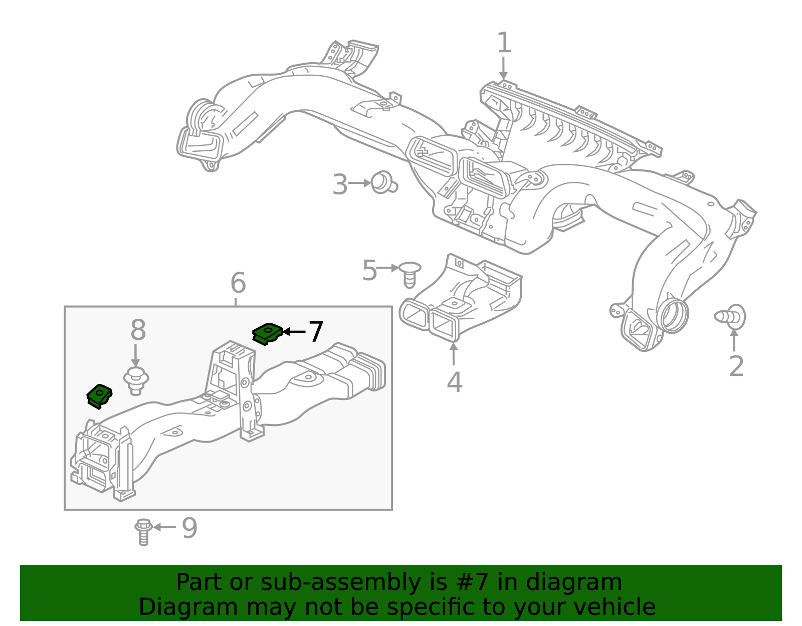 90306-SA0-000 - Center Duct Nut 2018-2025 Honda | Honda Parts Online