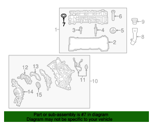 2011-2021 Fiat O-Ring 5184855AB | TascaParts.com