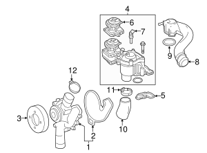 006-997-05-90 - Radiator Hose Clamp 1996-2020 Mercedes-Benz | Mercedes ...