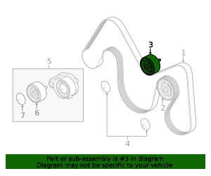 2017-2023 Jaguar Pulley T2H1400 | Haper Jaguar Parts