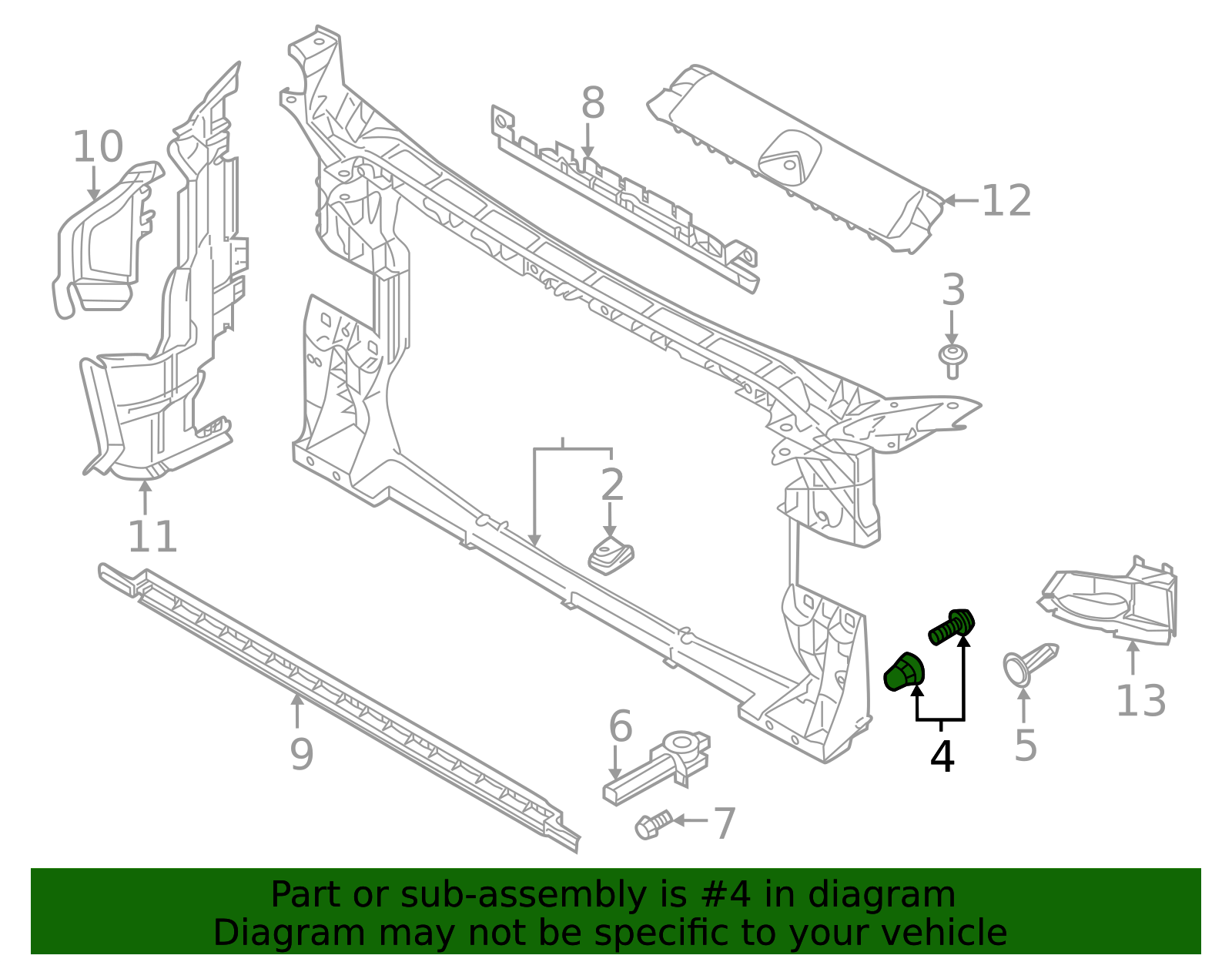 2008-2024 Audi Control Module Nut WHT-000-868 | Audi USA Parts