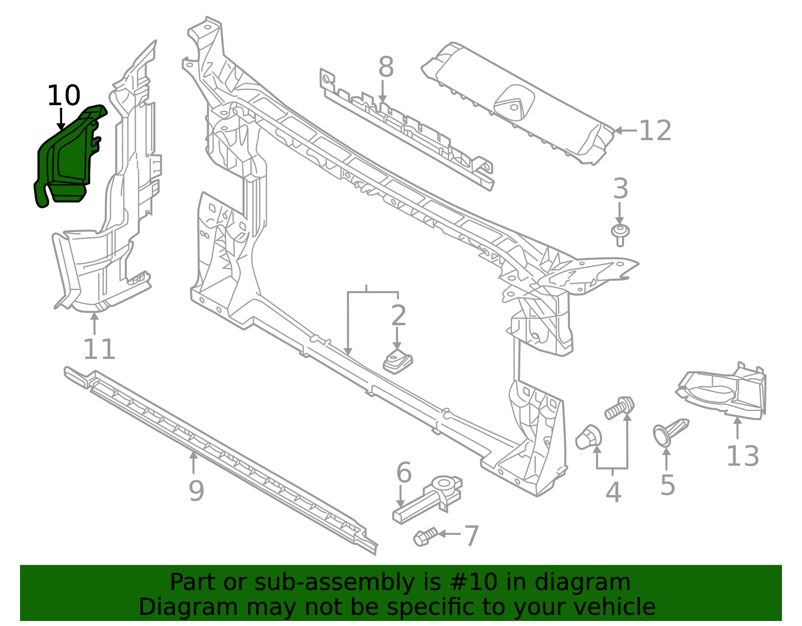 2018-2019 Audi Air Duct 8W6-121-674-B | Audi USA Parts