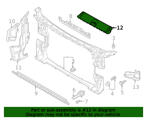 8W6-807-081-E - Sight Shield 2020-2023 Audi | Audi OEM Parts
