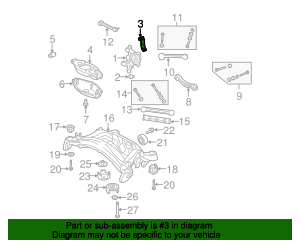 203-546-14-43 - Knuckle Bracket 2005-2011 Mercedes-Benz | Mercedes-Benz ...