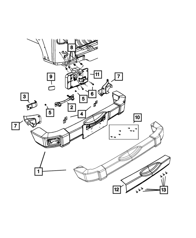 2013-2015 Jeep Wrangler Fog Lamp Bracket, Right 68003330AA | OEM Parts ...