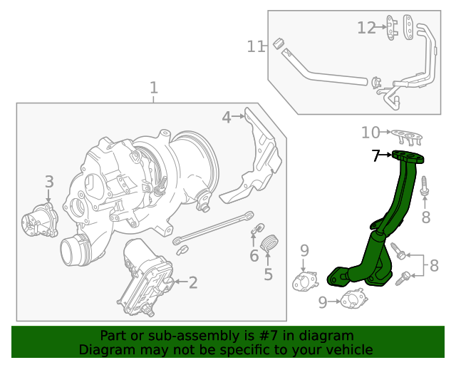 2019-2024 GM Turbocharger Oil Feed Pipe 55511054 | Capital Chevrolet Parts