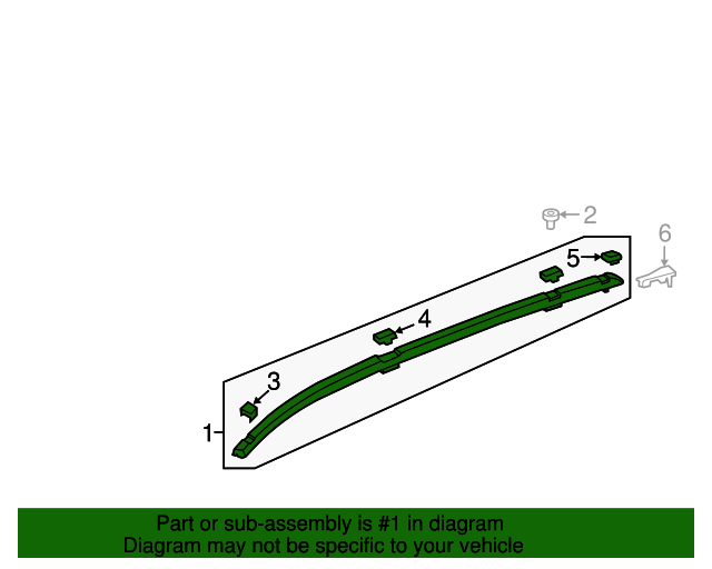 75260-T0A-A01ZA - Rail Assembly, L Roof *NH666M* (Mirror Metallic ...