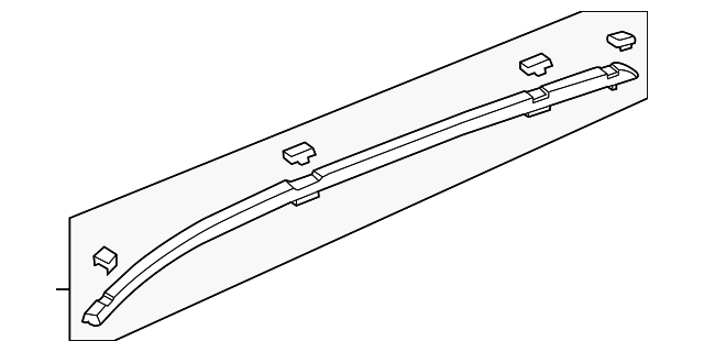 75250-T0A-A01ZA - Rail Assembly R Roof *NH666M* (Mirror Metallic ...