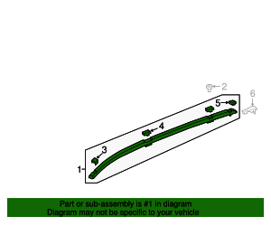 75250-T0A-A01ZA - Roof Rack | Honda Parts Cheap