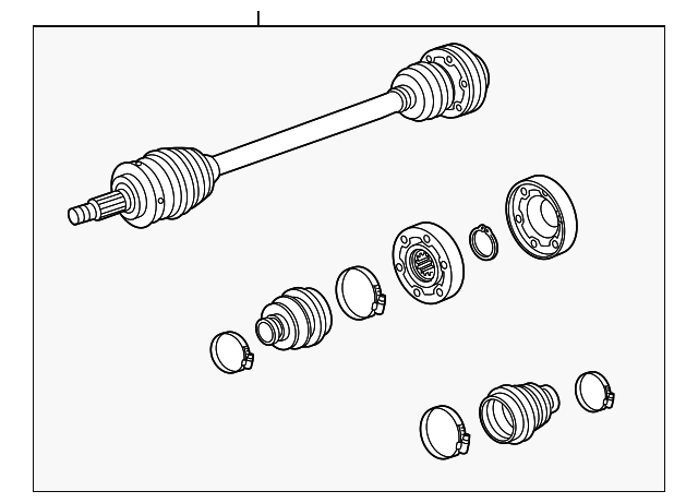 2006-2013 Porsche 911 Axle Assembly 997-349-038-03 | OEM Parts Online