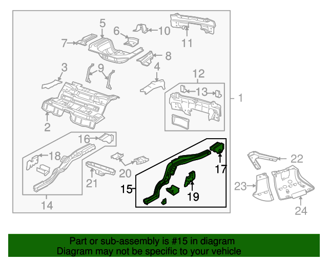 92192032 GM Rail Assembly | GM Parts Store