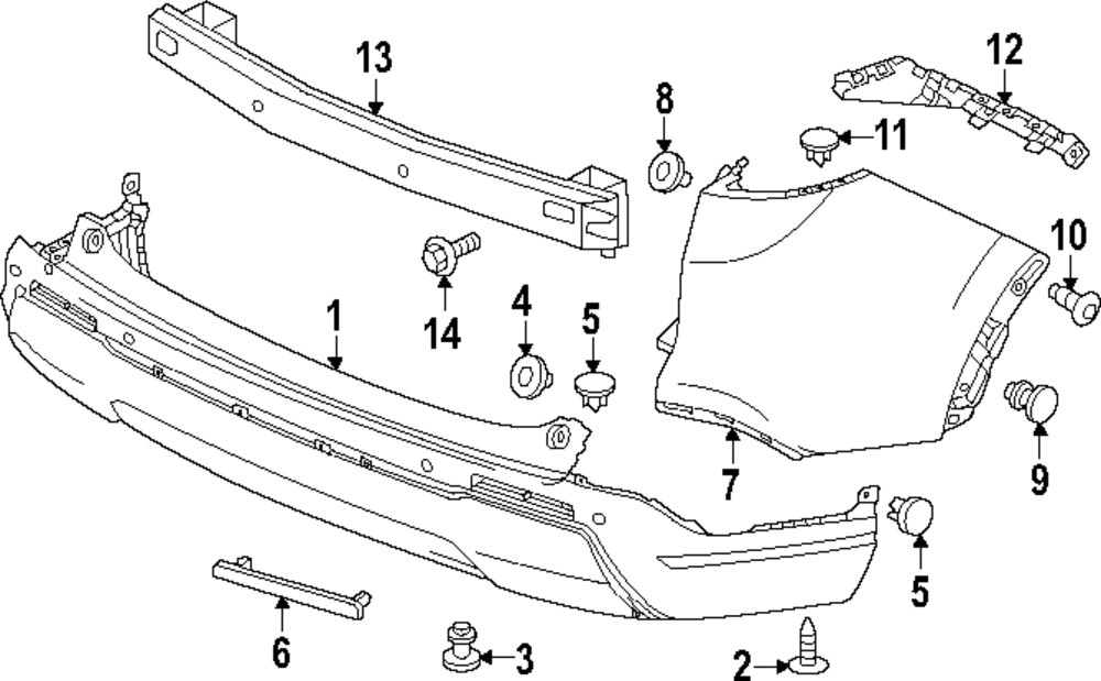 71630-3A0-A01 - 2023-2025 Honda CR-V - Spacer | Genuine Honda Parts