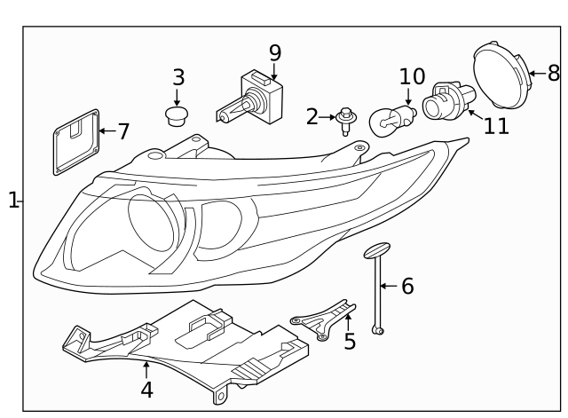 LR048060 - Composite Assembly 2012-2018 Land Rover Range Rover Evoque ...