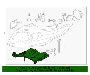 Genuine OEM Mount Plate Part# LR044484 Fits 2012-2019 Land Rover Range ...