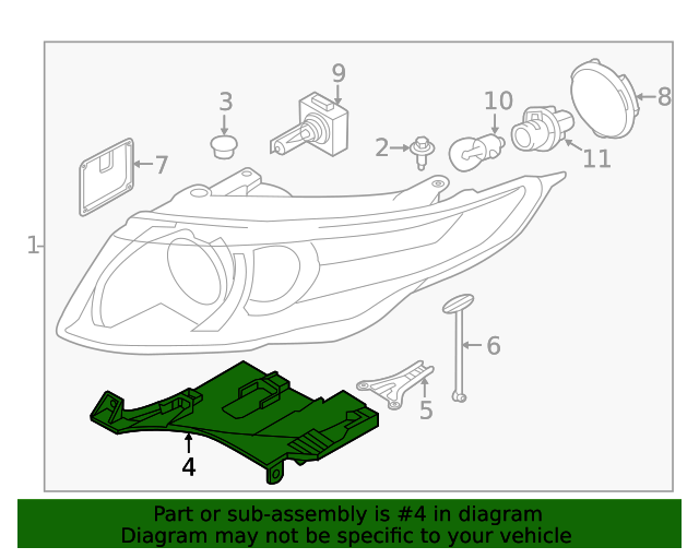 2012-2019 Land Rover Range Rover Evoque Mount Plate LR025744 ...