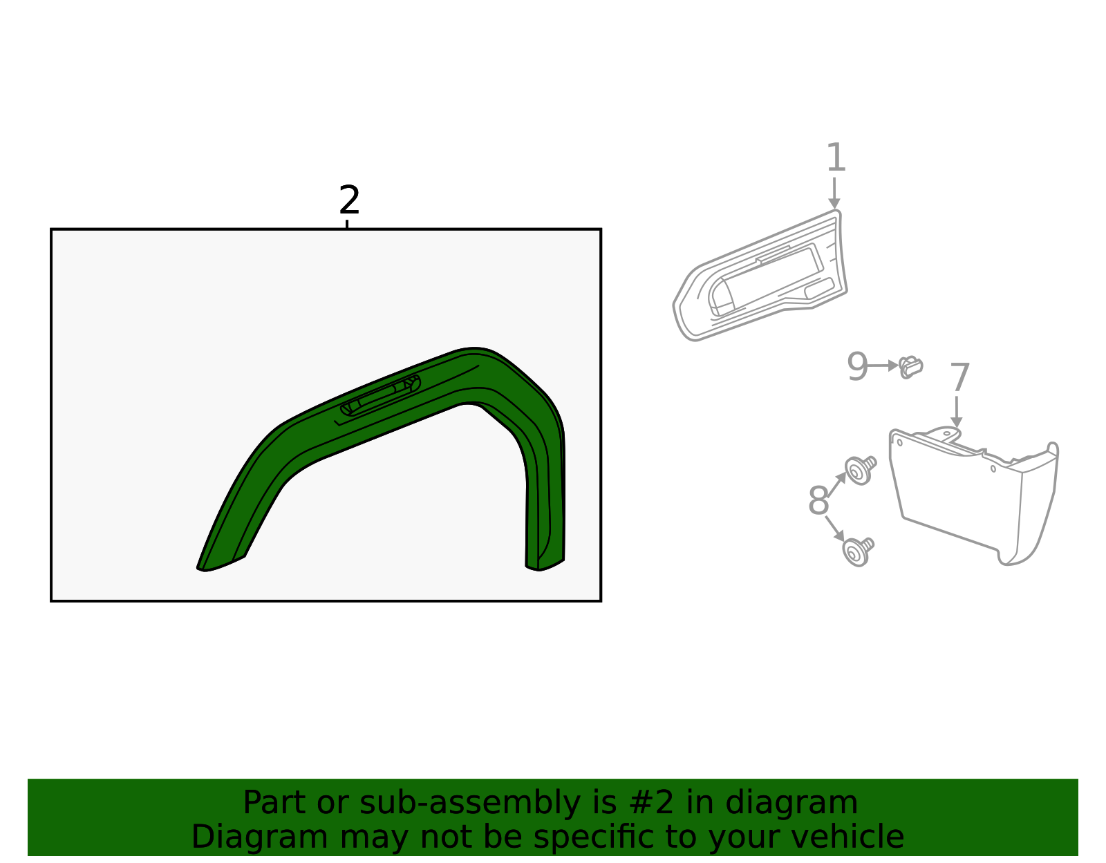 2024-2025 GMC Sierra 2500 HD Wheel Opening Molding 87835472 | GM OEM ...