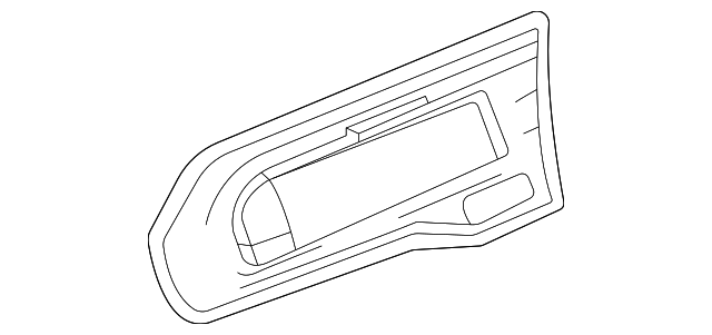 2020-2022 GMC Bright Chrome Front Driver Side Fender Ornamentation Vent ...