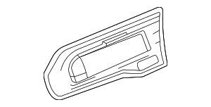 2020-2023 GMC Nightrider Chrome Front Passenger Side Fender ...