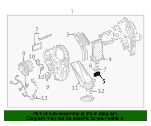 84689039 - Auxiliary Air Conditioning Evaporator Thermal Expansion ...