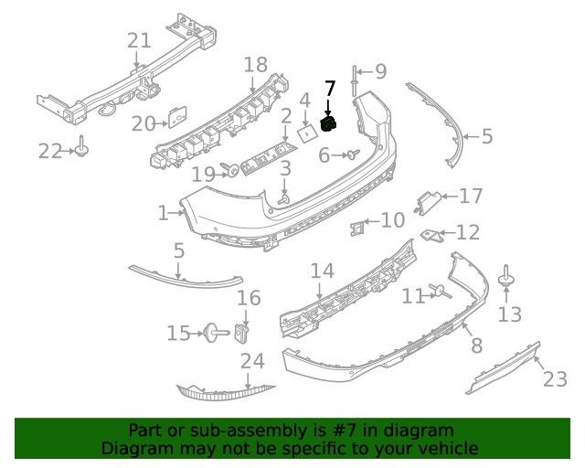 2020-2021 Ford Side Extension Retainer -W719957-S300 | QuirkParts
