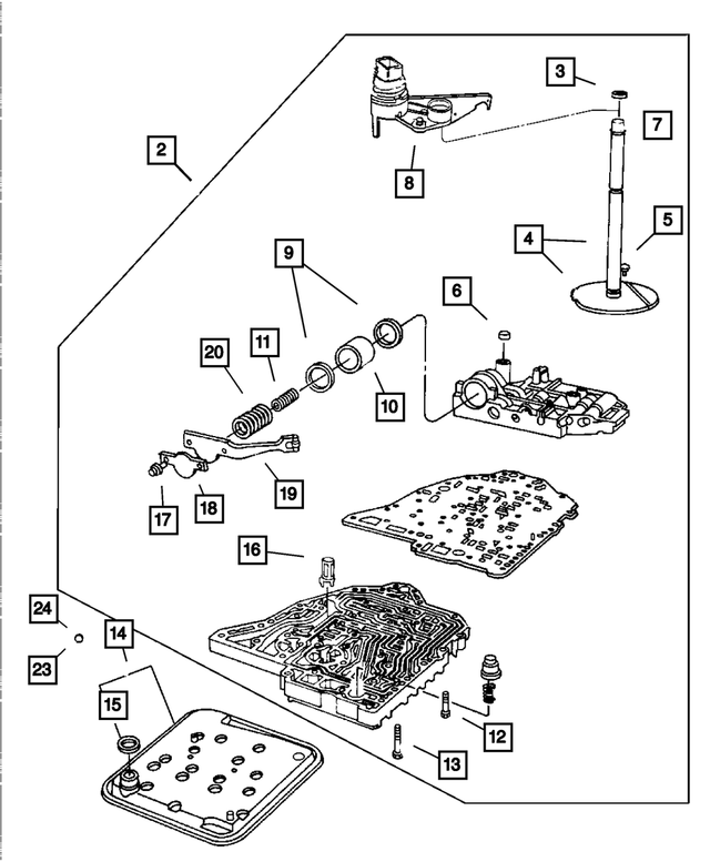 2001-2020 Mopar Transmission Oil Filter Package 4864505AB | Mopar America