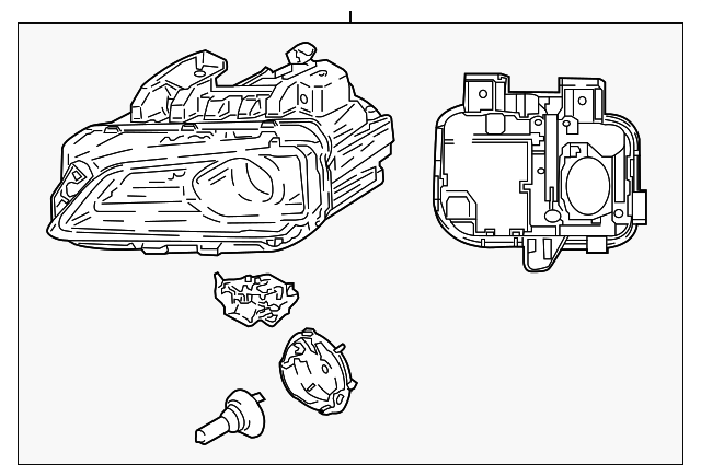 2019-2021 Hyundai Kona Electric Headlamp Assembly 92101-J9170 | QuirkParts