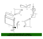 2003-2024 GM Radiator Mount 52493483 GM | GMPartsDirect.com