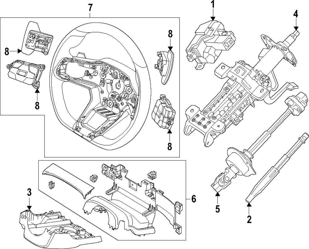 2024 Ford Mustang Shift Paddle PR3Z-3F885-AA | QuirkParts