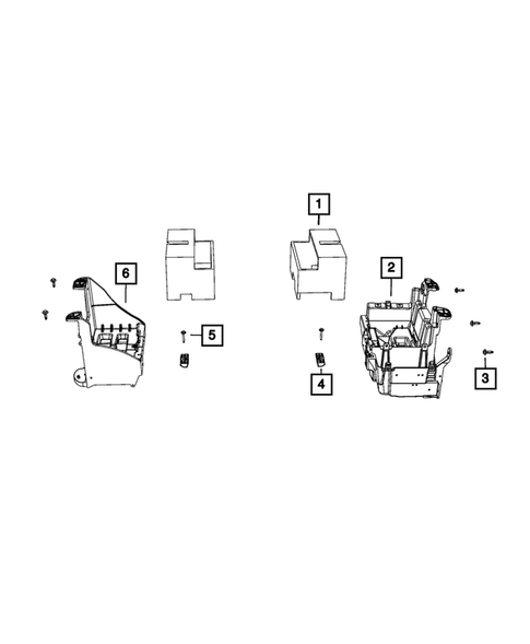Battery, Battery Tray and Cables for 2020 Ram 3500 | Mopar eStore