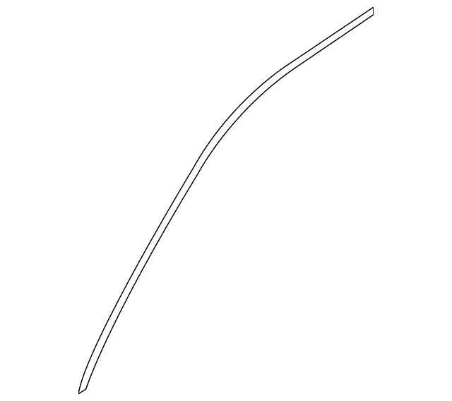 2011-2018 Porsche Cayenne Window Molding PAA-853-986-GW1 | Sunset Porsche Parts