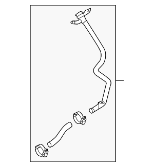 Genuine OEM Fuel Filler Neck Part# LR095804 Fits 2015-2022 Land Rover ...
