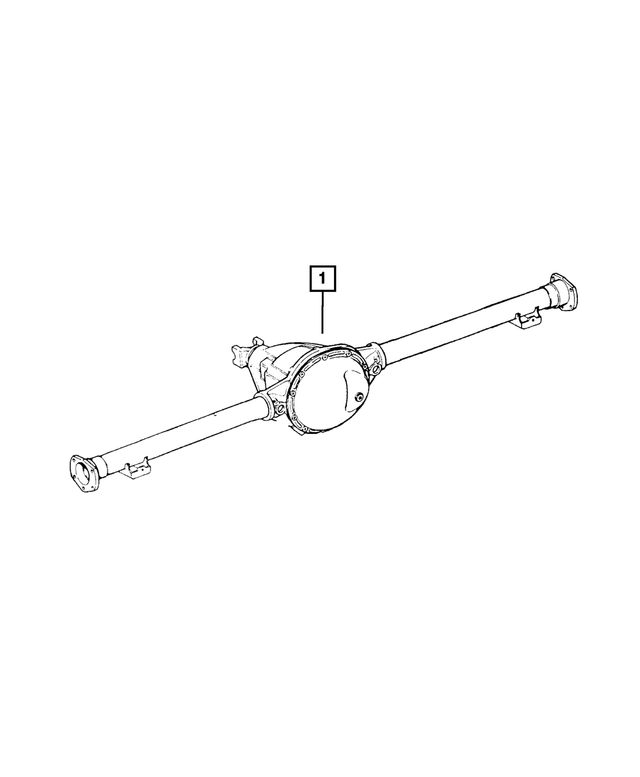 2003-2004 Dodge Dakota Service Rear Axle 5083827AC | Mopar eStore