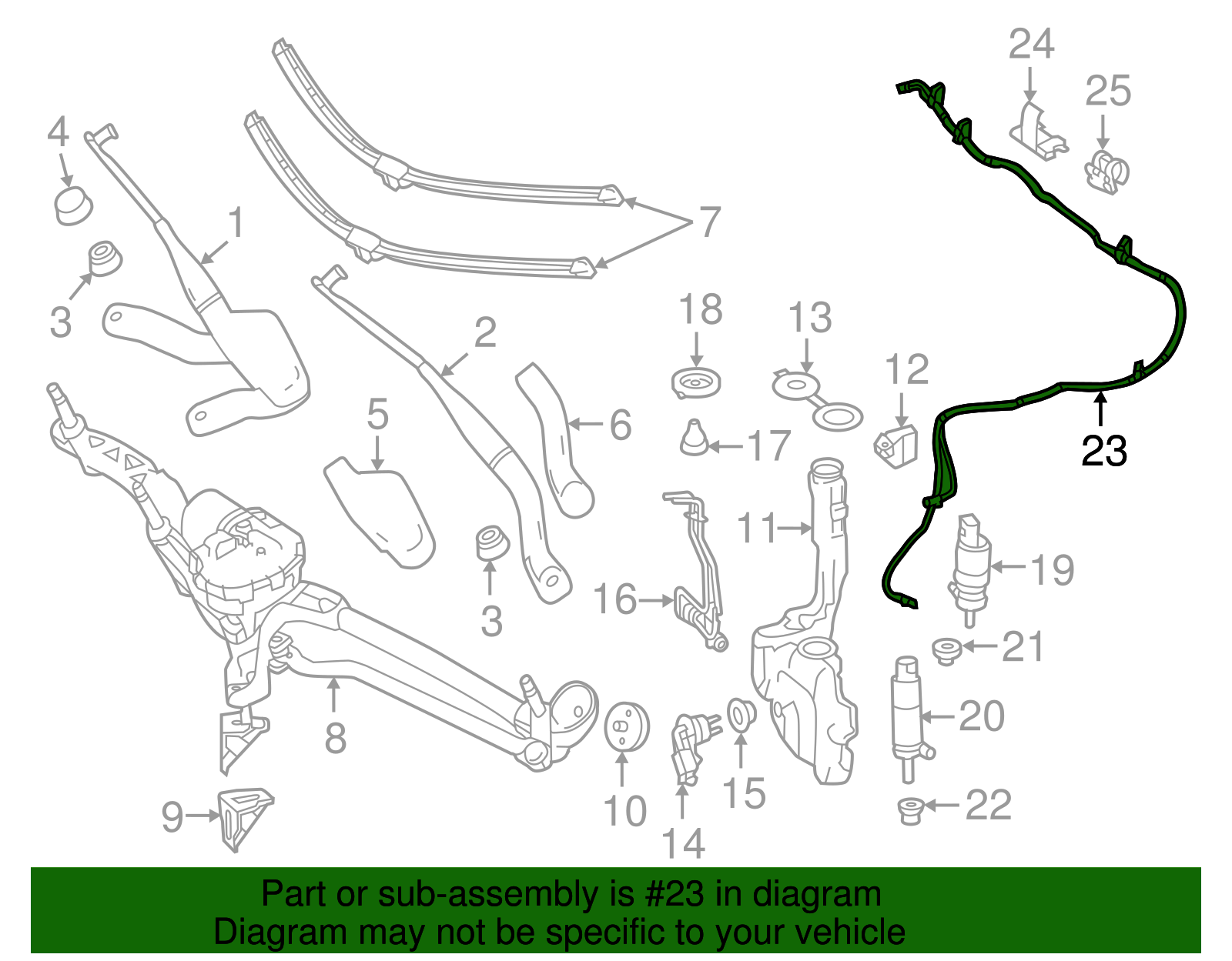 2128600892 - High-Quality Windshield Washer Nozzle for 2010-2018 ...