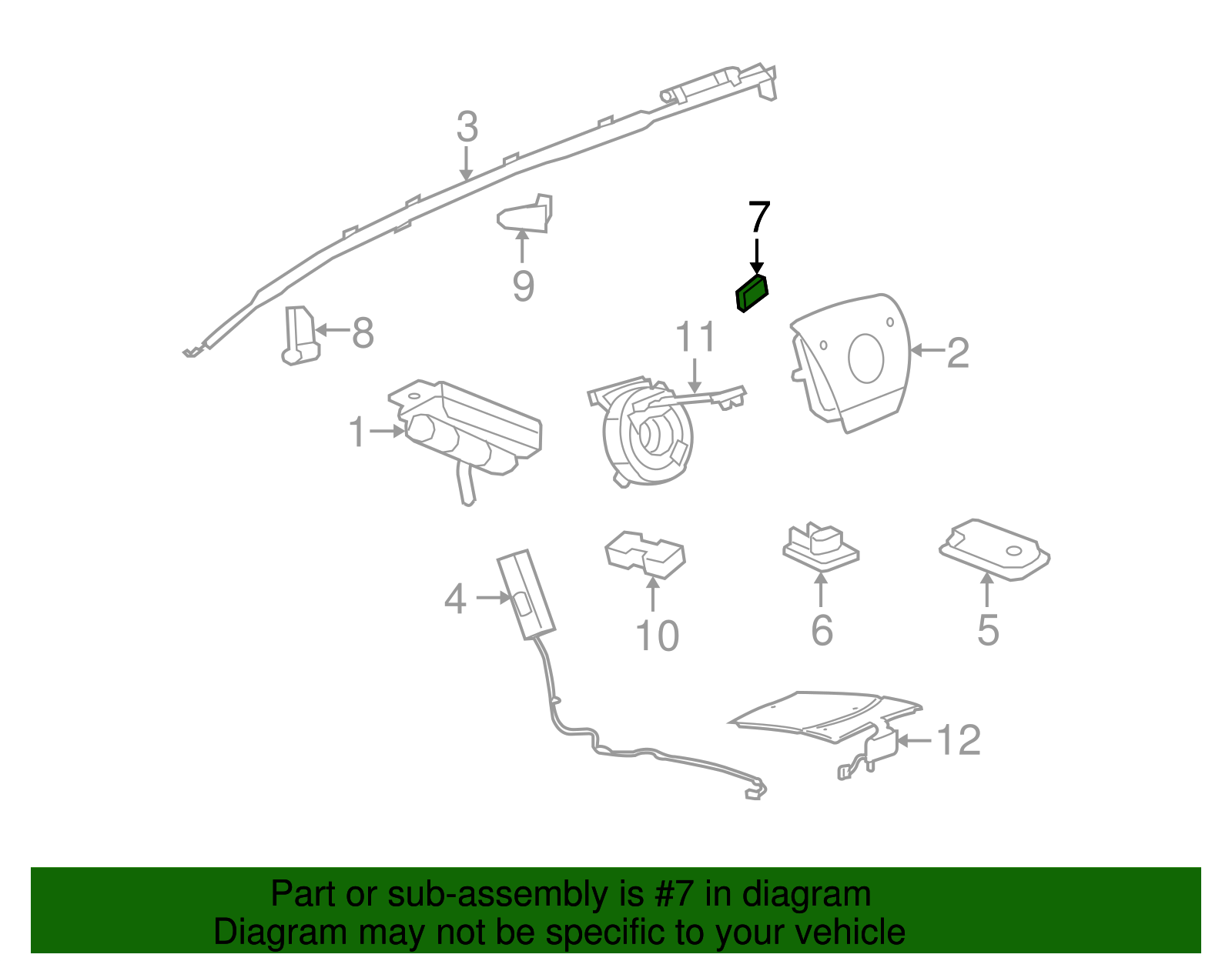 13502577 - Airbag Impact Sensor 2010-2024 GM | GMPartsNow