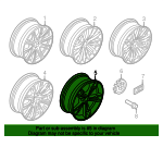 36117855087 - 2017-2023 BMW Wheel, Alloy (36-11-7-855-087) | BMW of ...