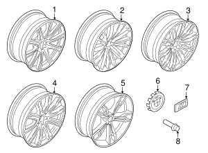 36-13-6-852-052 - Center Cap - 2014-2020 BMW | Wholesale BMW