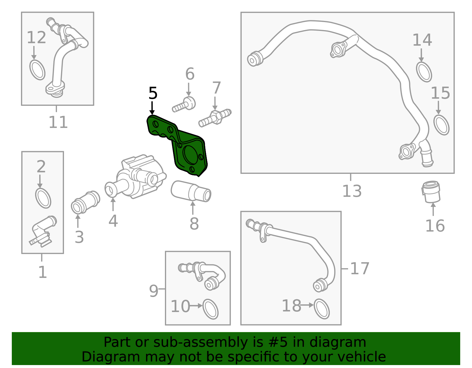 2017-2024 Porsche Auxiliary Pump Bracket 9A7-121-093-01 | Porsche Marin