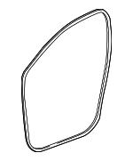 2011-2017 Buick Regal Front Side Door Weatherstrip 13228130 GM ...