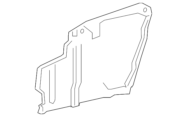 2015-2021 Lexus Radiator Support Splash Shield 51444-42040 ...