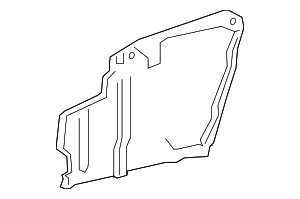2015-2021 Lexus Radiator Support Splash Shield 51444-42040 ...