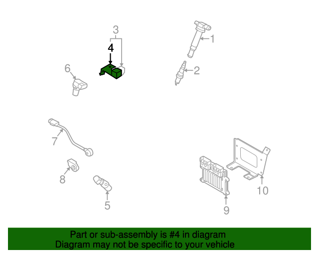 27326-3C050 - Condenser Bracket 2009 Kia Borrego | Kia.Parts Store