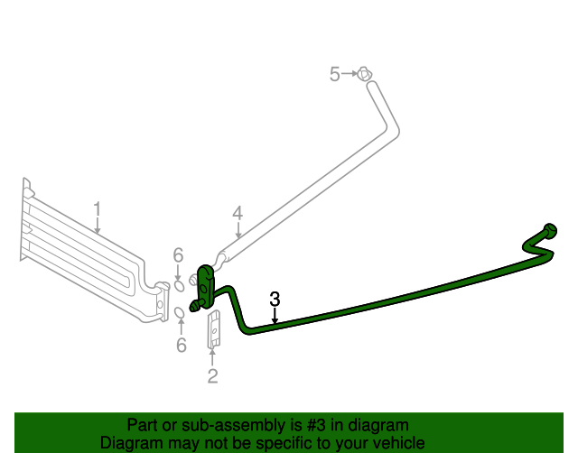 Genuine BMW 32-41-1-093-129 | Cooler Line | FREE Shipping on Most ...