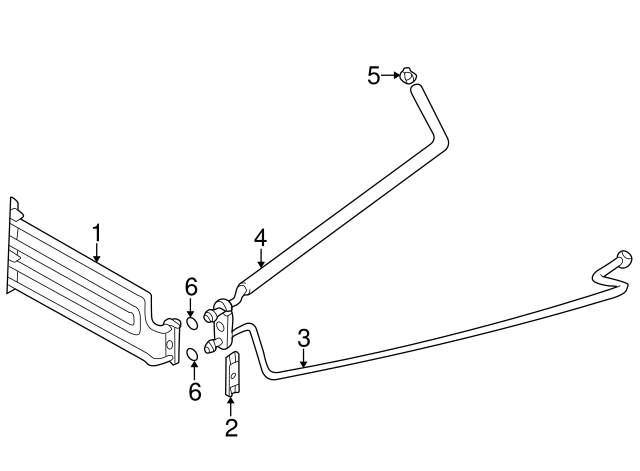 17-21-1-742-636 - Automatic Transmission Oil Cooler Hose O-Ring - 1991 ...