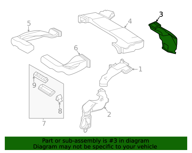 62940-AA030 Duct Assembly 2002-2019 Toyota Tom Wood Toyota, 44% OFF