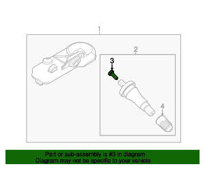 2011-2024 Ford Valve Stem Screw W714266-S300 | OEM Parts Online