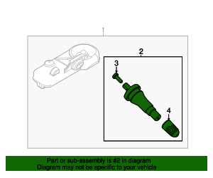 Ford Dealership 2015-2023 Ford Valve Stem F2GZ-1700-D | Ford Parts Catalog