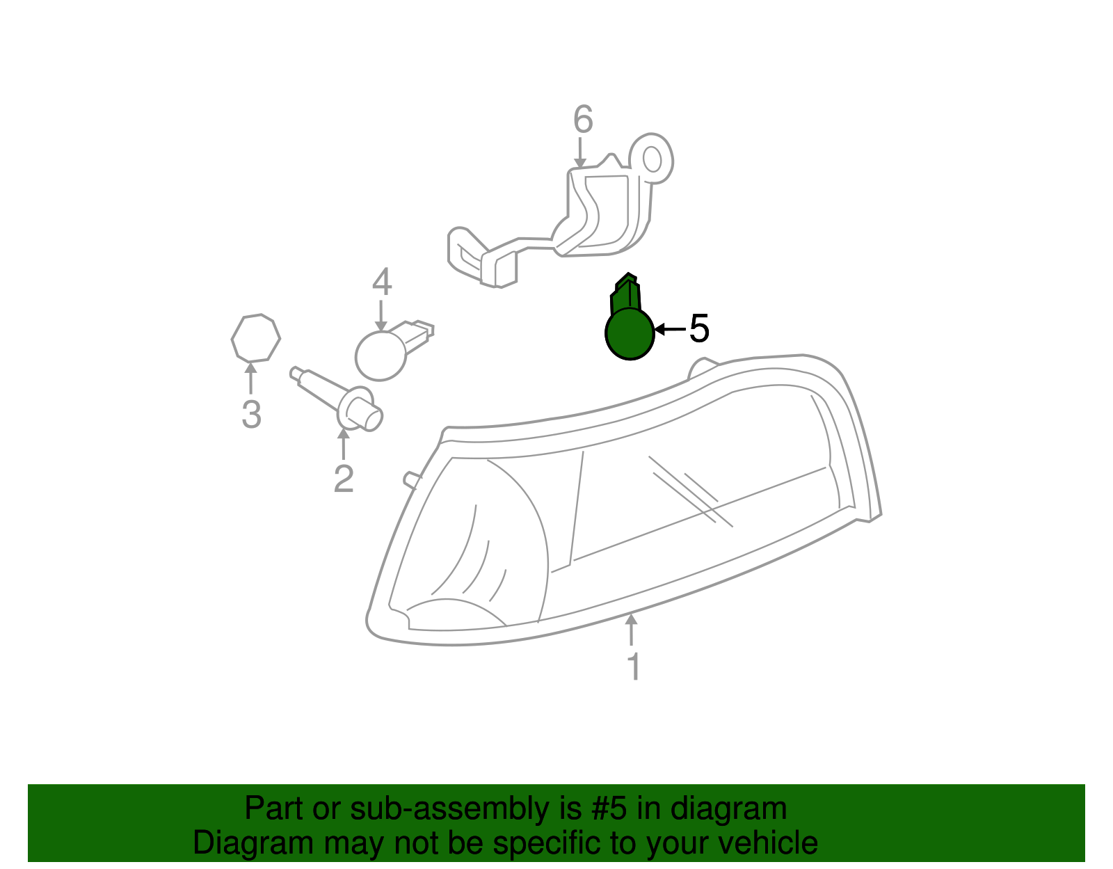 Genuine OEM Ford Part - Bulb F5DZ-13466-B | Genuine OEM Ford Parts ...